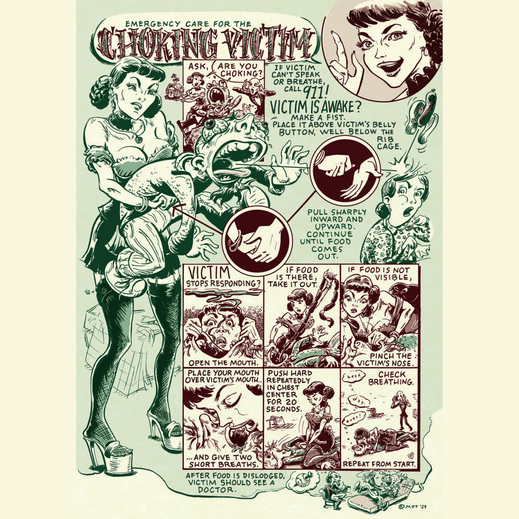 Choking Victim Poster | T. Motley